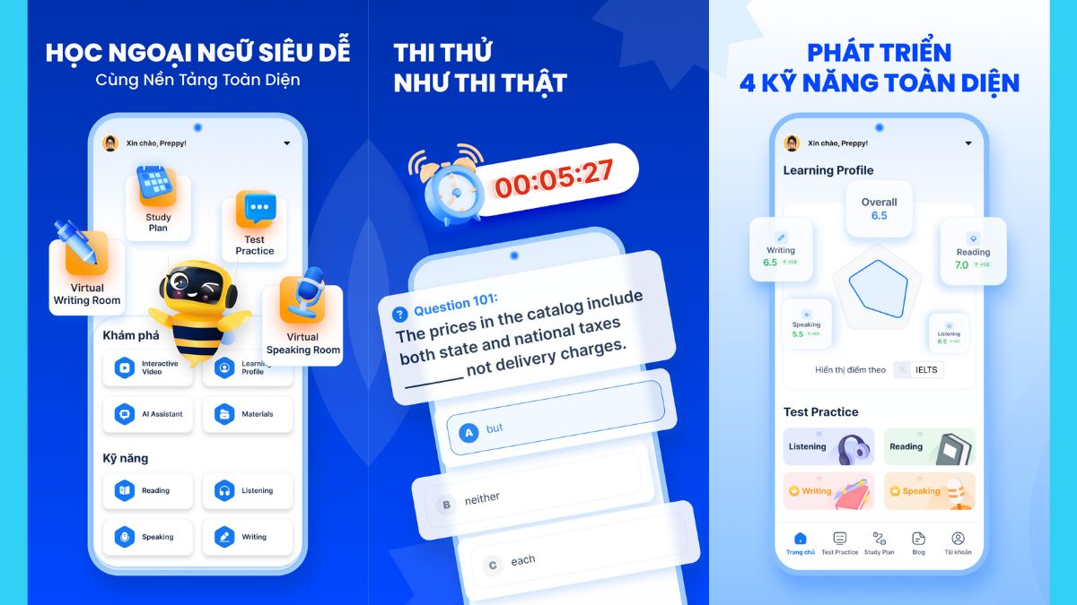 Top 12+ app luyện thi đánh giá năng lực tốt nhất 2025